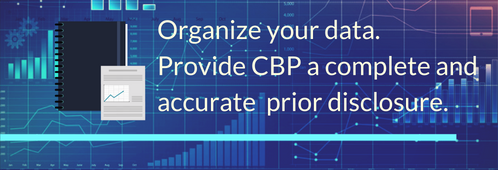 prior disclosure data worksheet